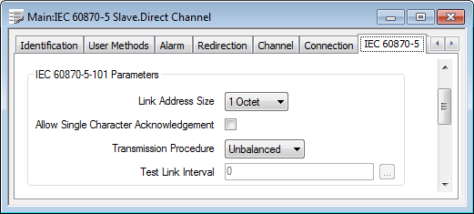 Iec 60870 5 Slave Driver Guide Configure Iec 60870 5 101 Protocol Properties Configuring An